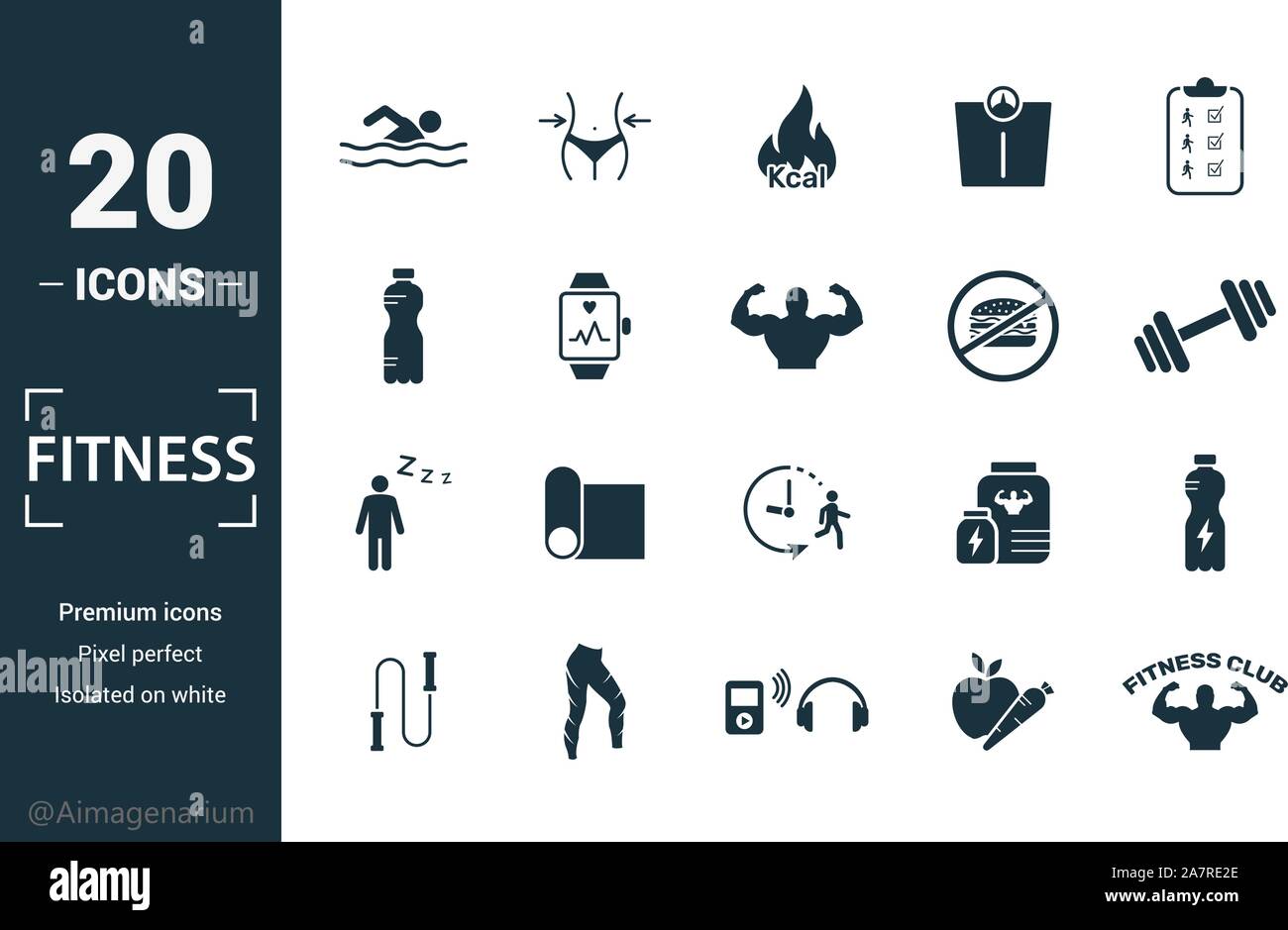 Fitness Icon Set