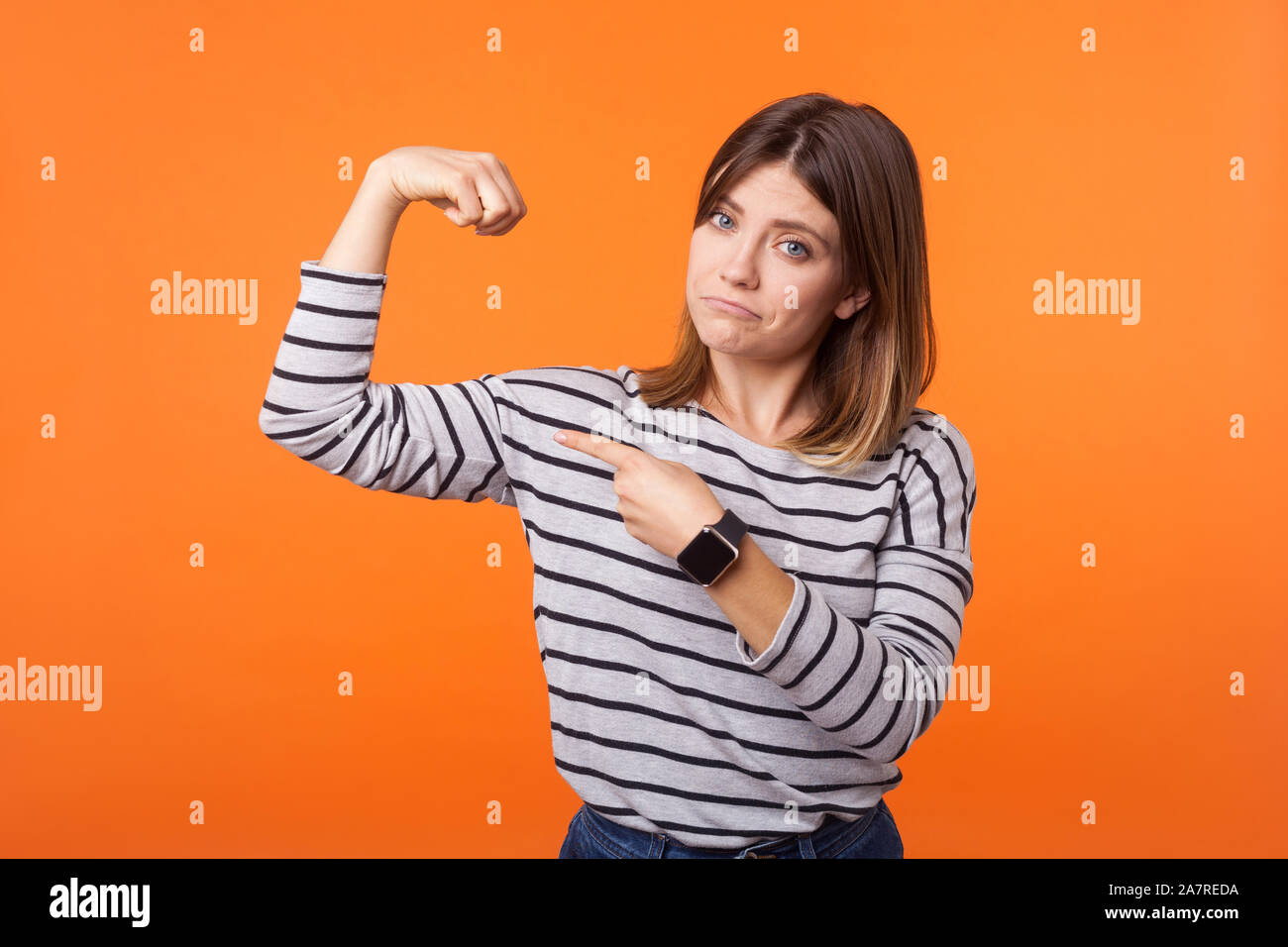 Person standing proud pose hi-res stock photography and images - Alamy