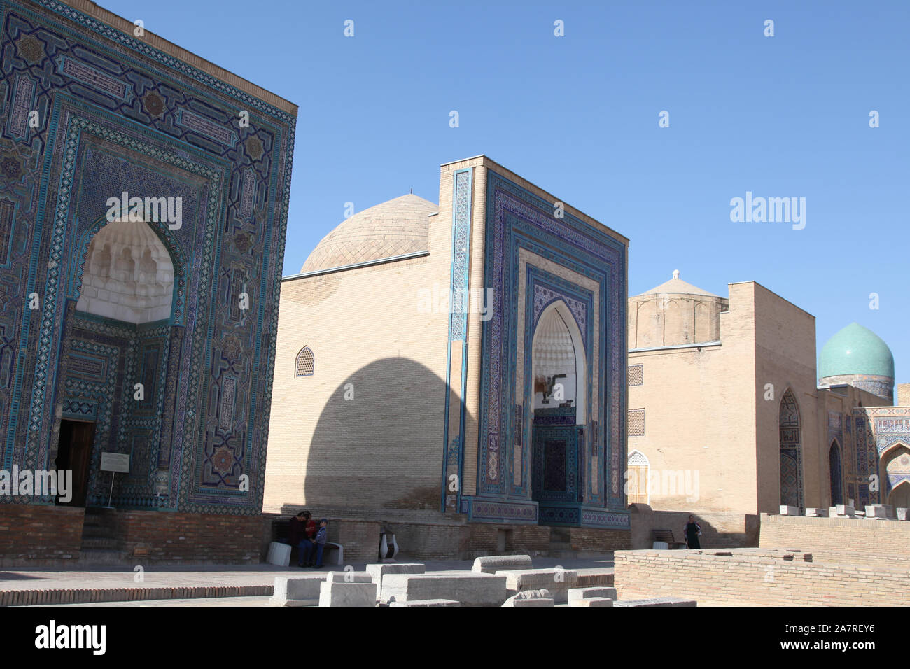 Uzbekistan. Samarkand. Memorial to Shahi Zinda Stock Photo - Alamy