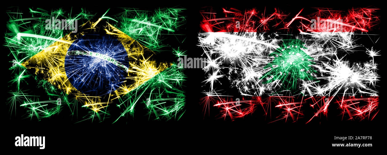 Brazil, Brazilian vs Lebanon, Lebanese New Year celebration sparkling ...