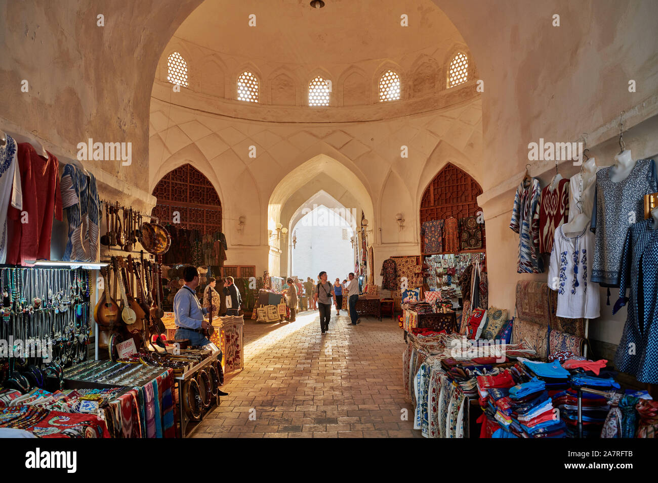 Toki Sargaron, Ancient Trading Dome in Bukhara, Uzbekistan, Central ...