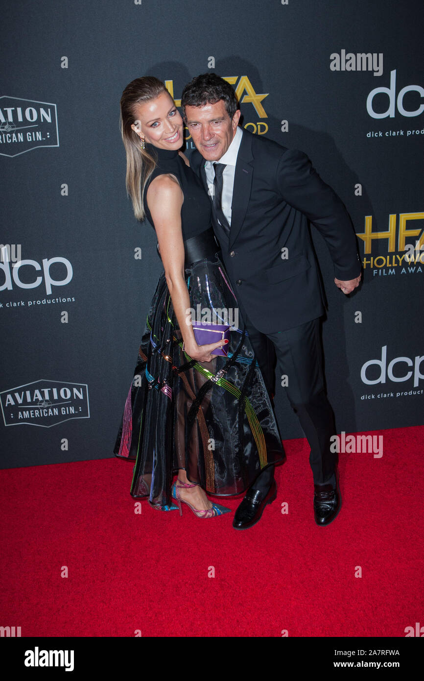 Beverly Hills, Ca. 3rd Nov, 2019. Nicole Kimpel, Antonio Banderas at ...