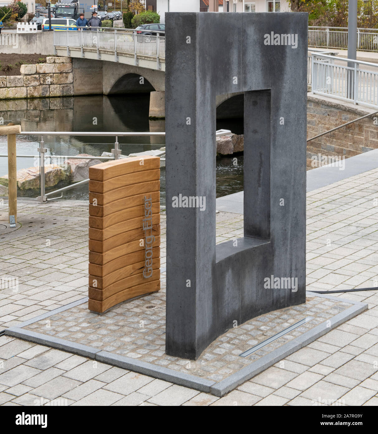 Hermaringen, Germany. 04th Nov, 2019. There is a monument to Georg ...