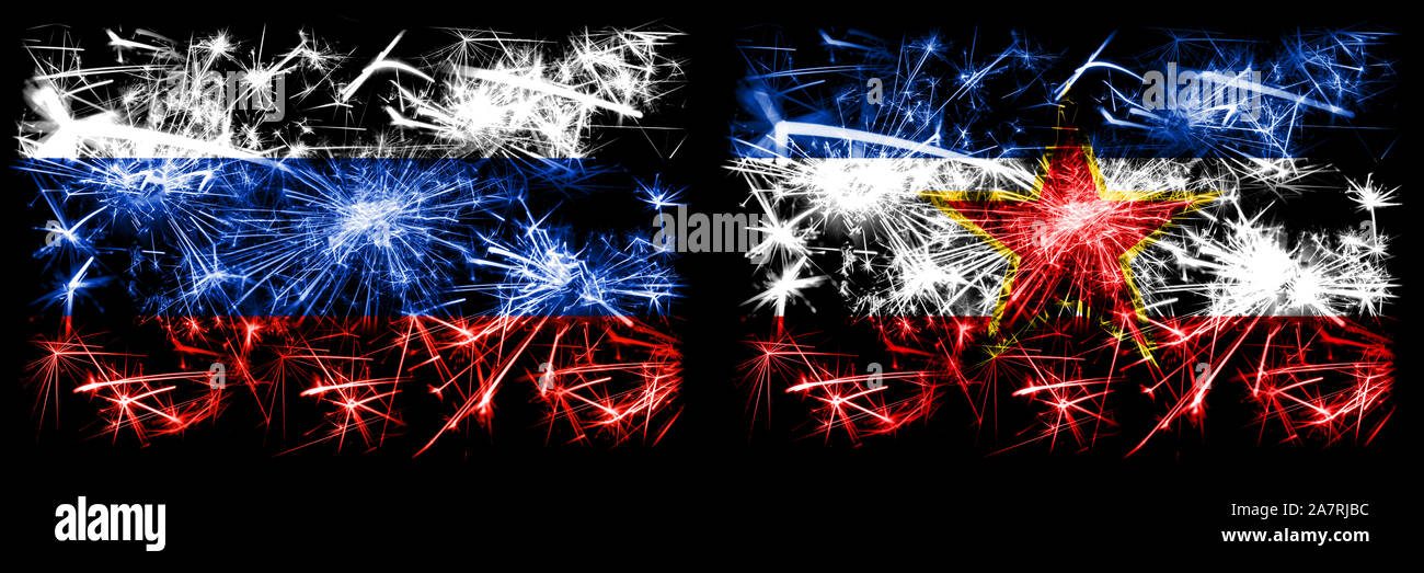 Russia, Russian vs Yugoslavia, Yugoslavian New Year celebration ...