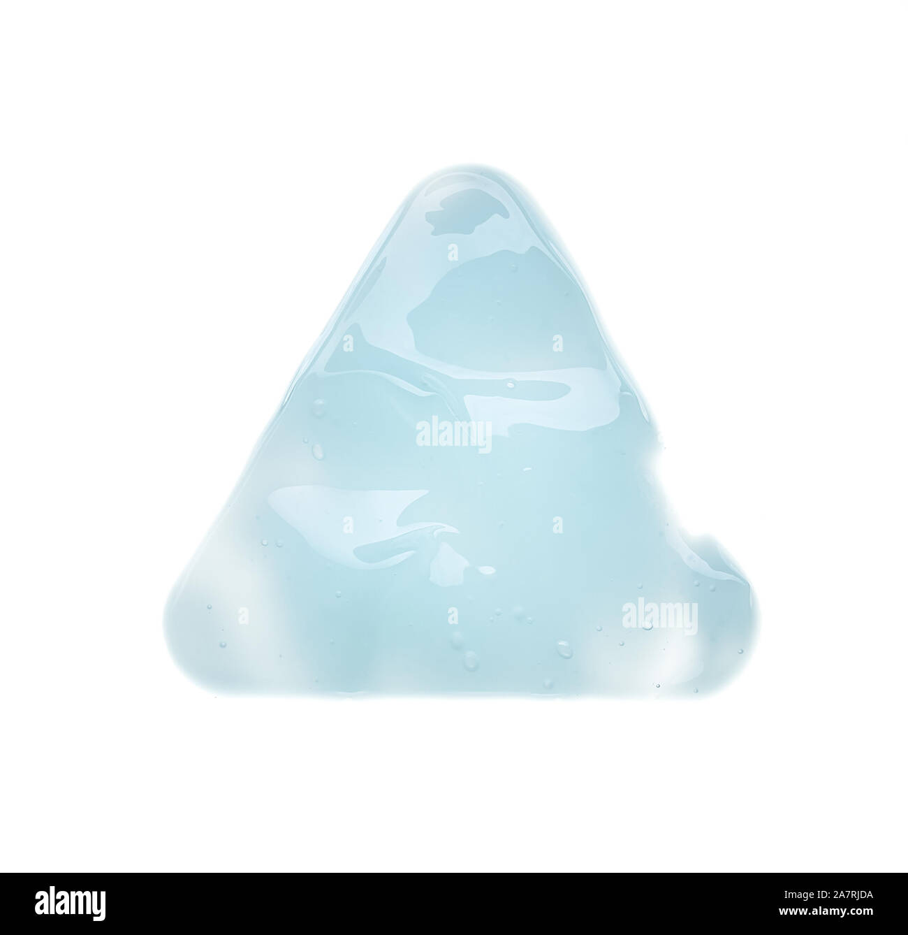 Gel texture smears transparent Cut Out Stock Images & Pictures - Alamy