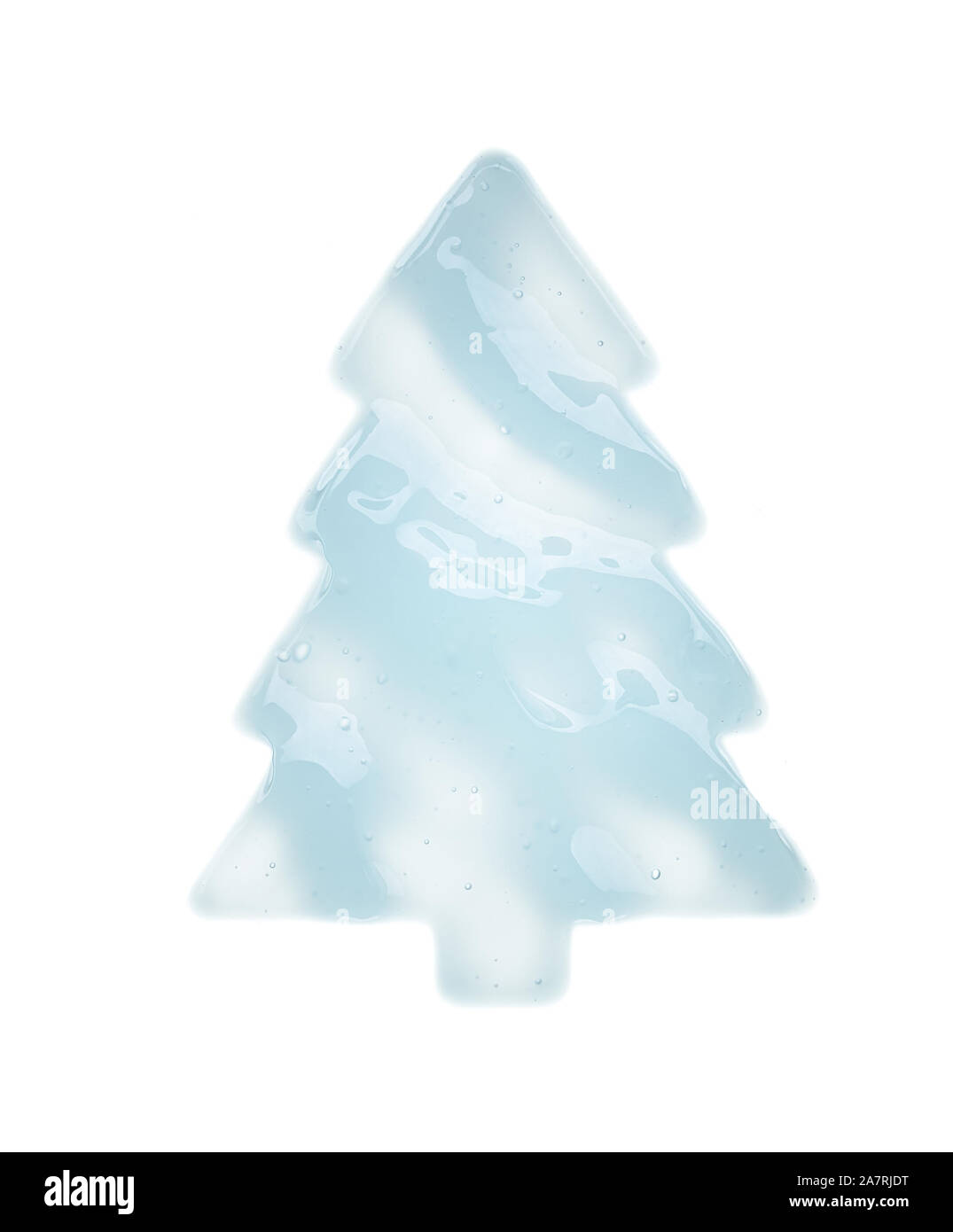 Gel texture smears transparent Cut Out Stock Images & Pictures - Alamy