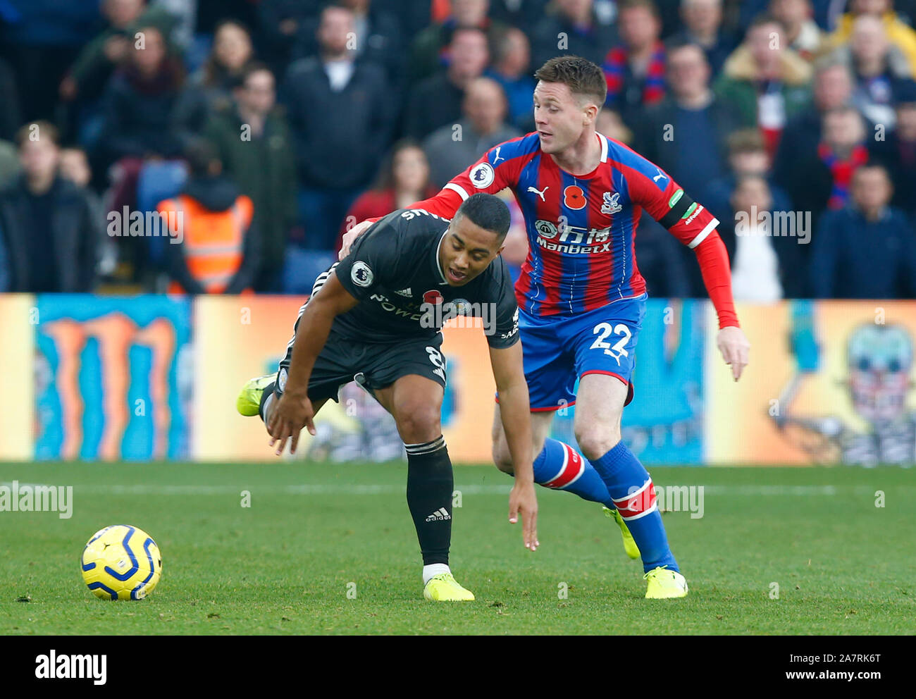 LONDON, UNITED KINGDOM. NOVEMBER 03 L-R Leicester City's Youri ...