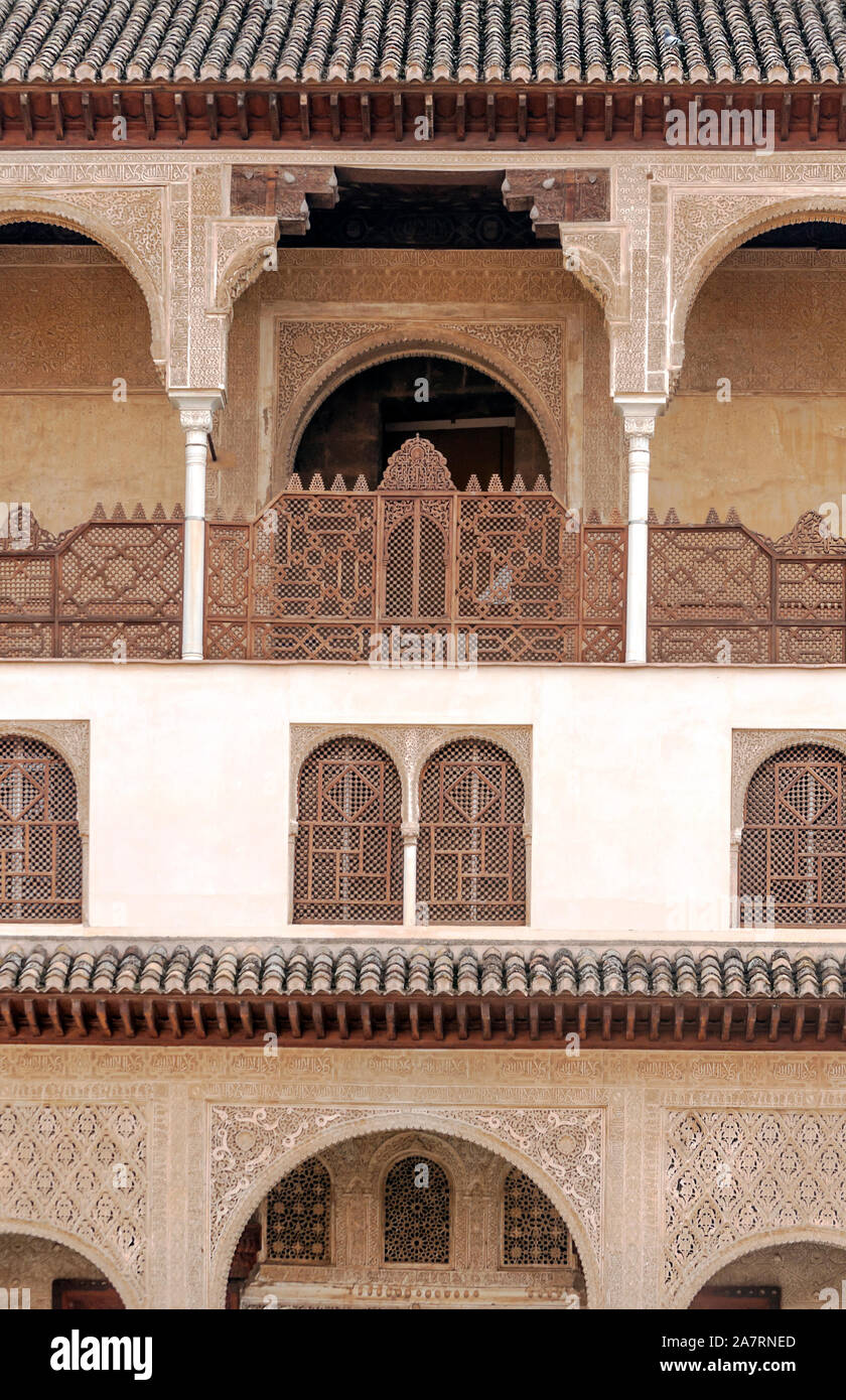 Alhambra Interior Decorations High Resolution Stock Photography and ...