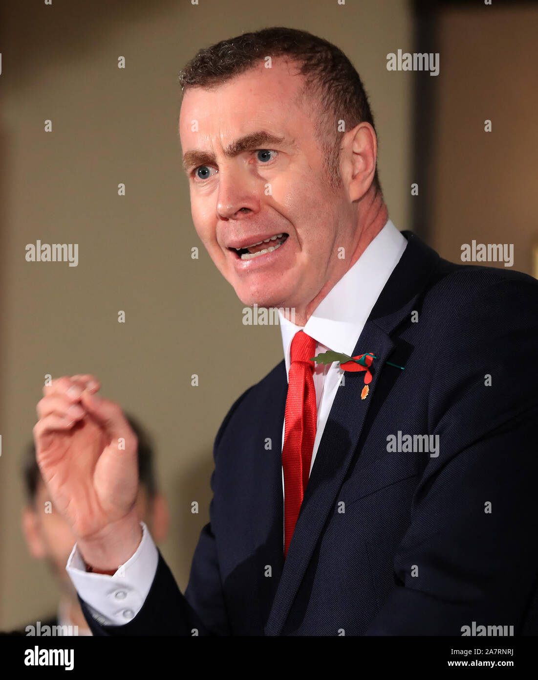Plaid Cymru leader Adam Price, at the launch of Plaid Cymru's General ...