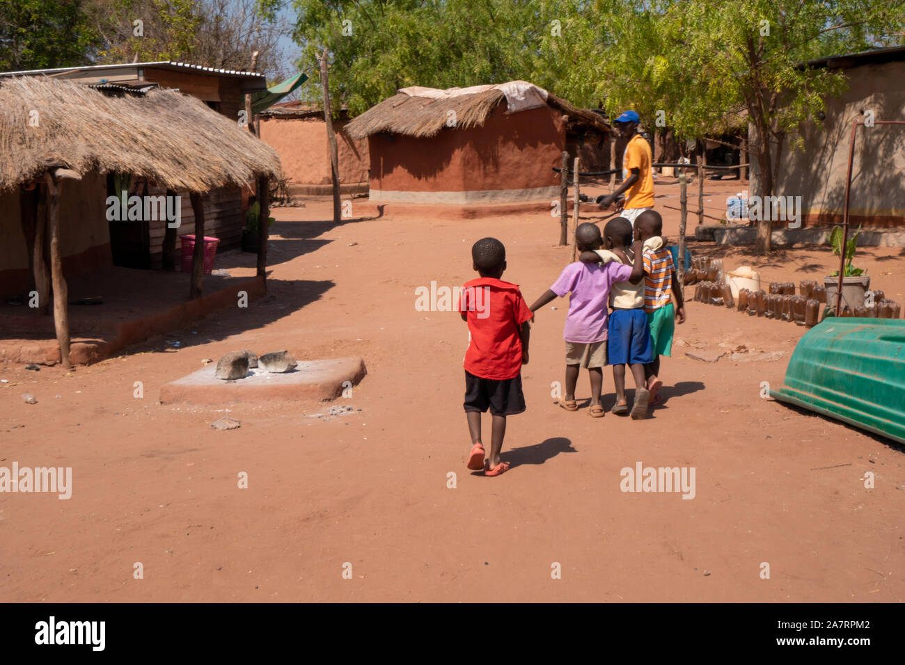 Fishing Village - Tonga people Stock Photo - Alamy
