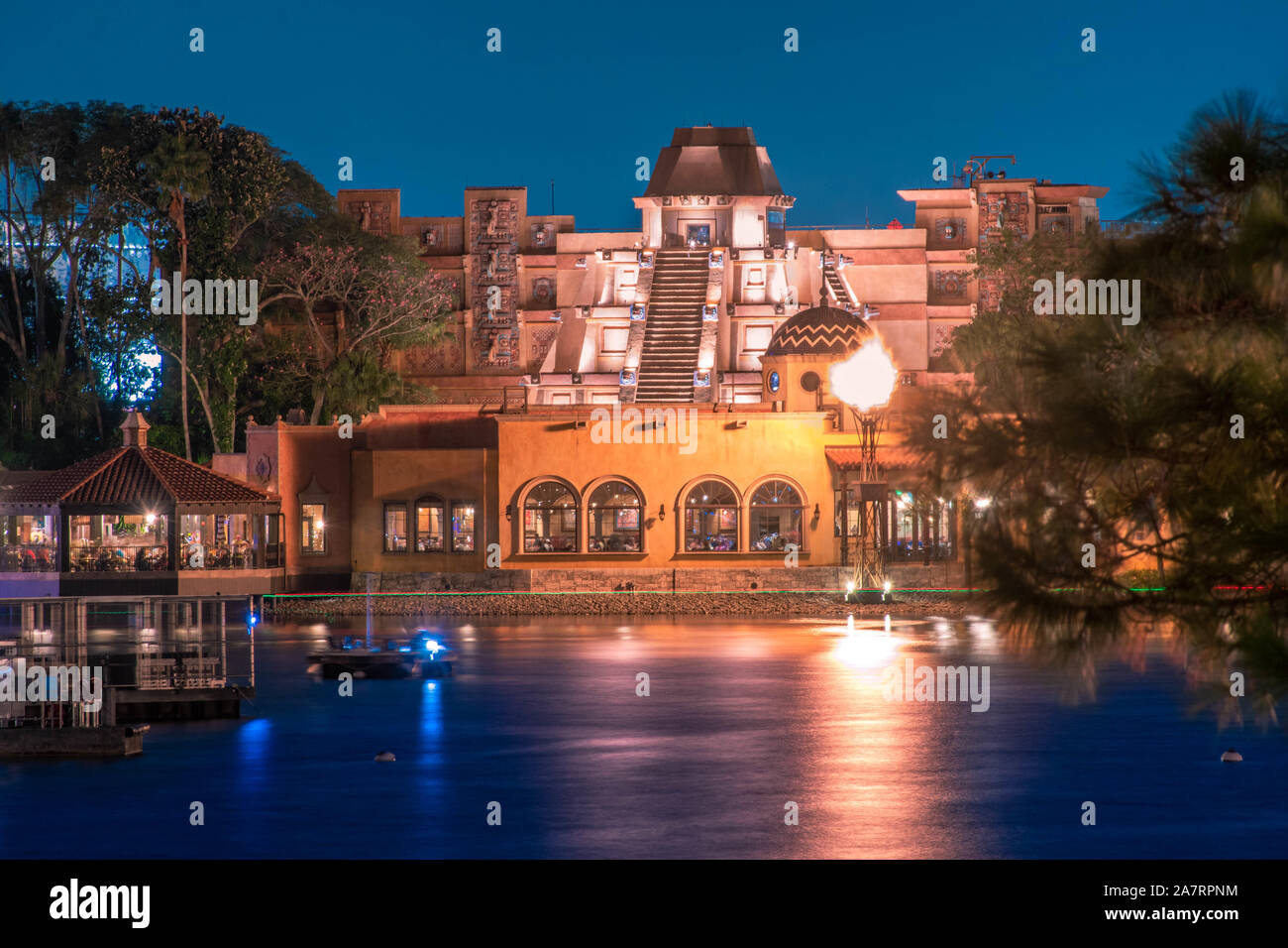 Walt disney epcot night view hi-res stock photography and images - Alamy