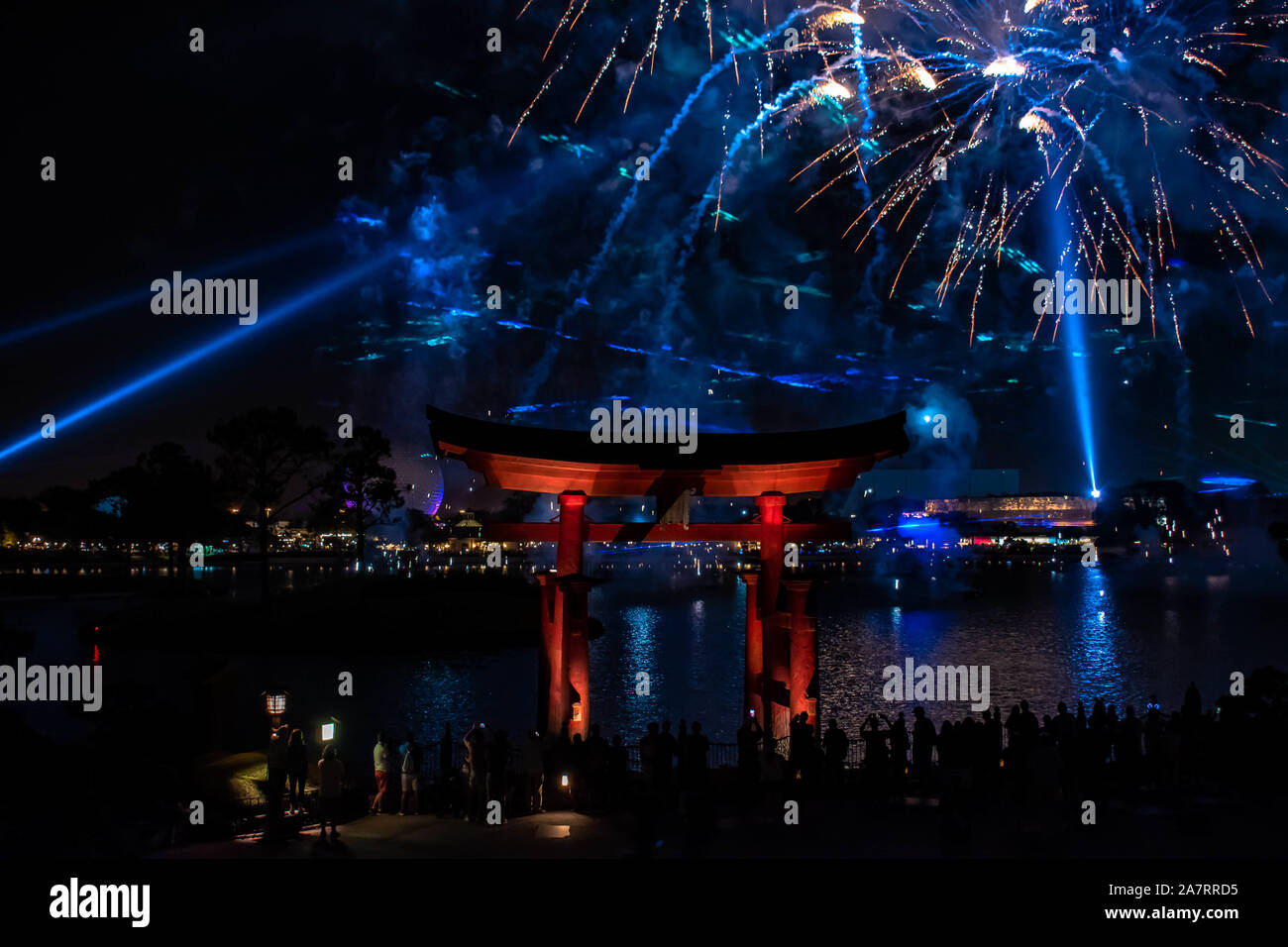Orlando, Florida. November 01, 2019. Japanese arch and spectacular ...