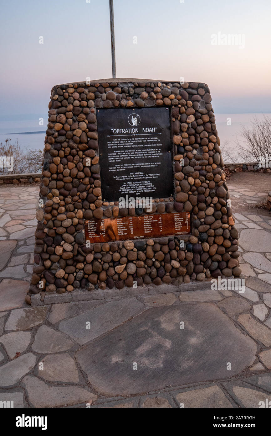 Operation Noah- saving wildlife from Lake Kariba Stock Photo - Alamy