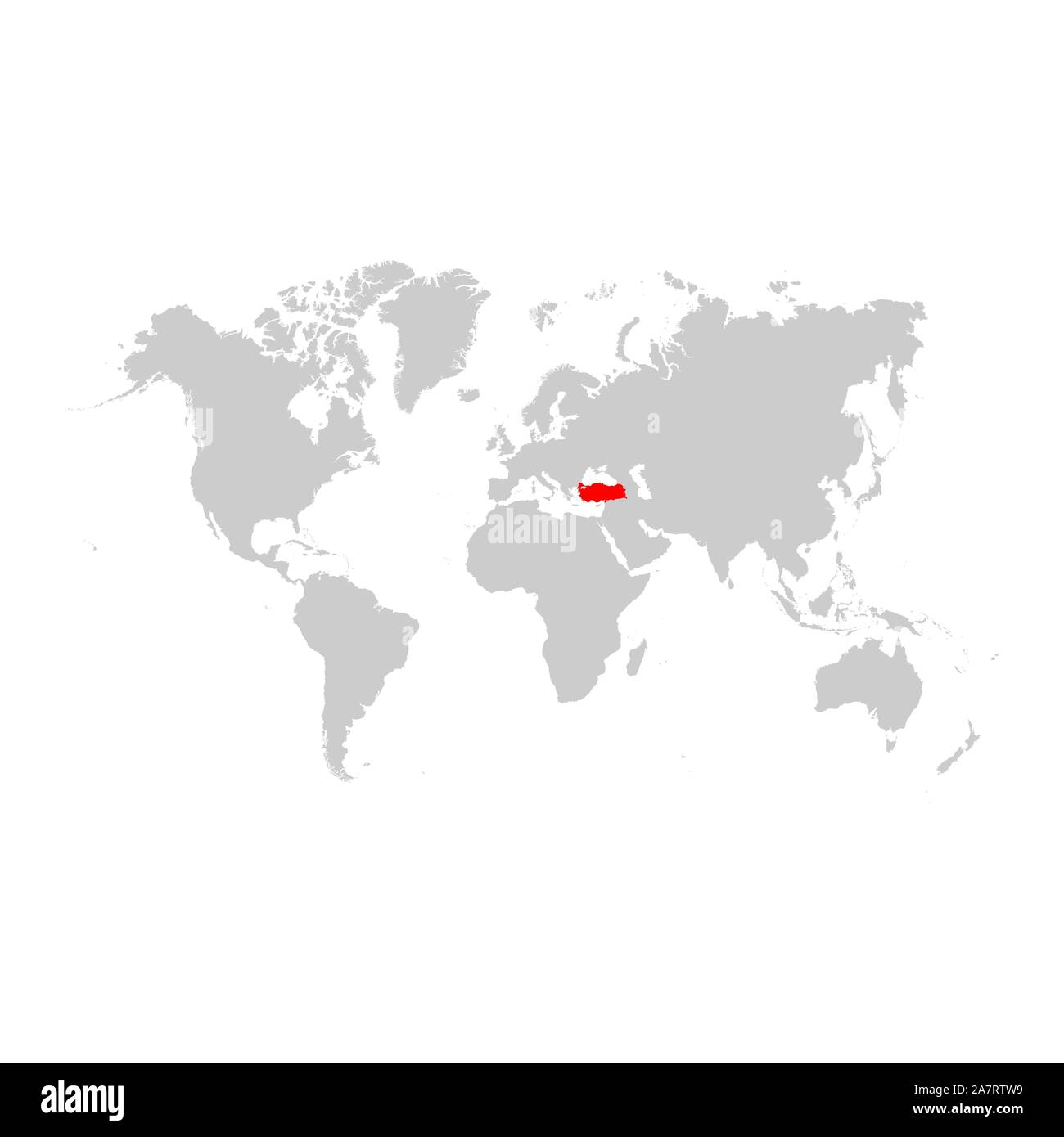 Turkey on the map hi-res stock photography and images - Alamy