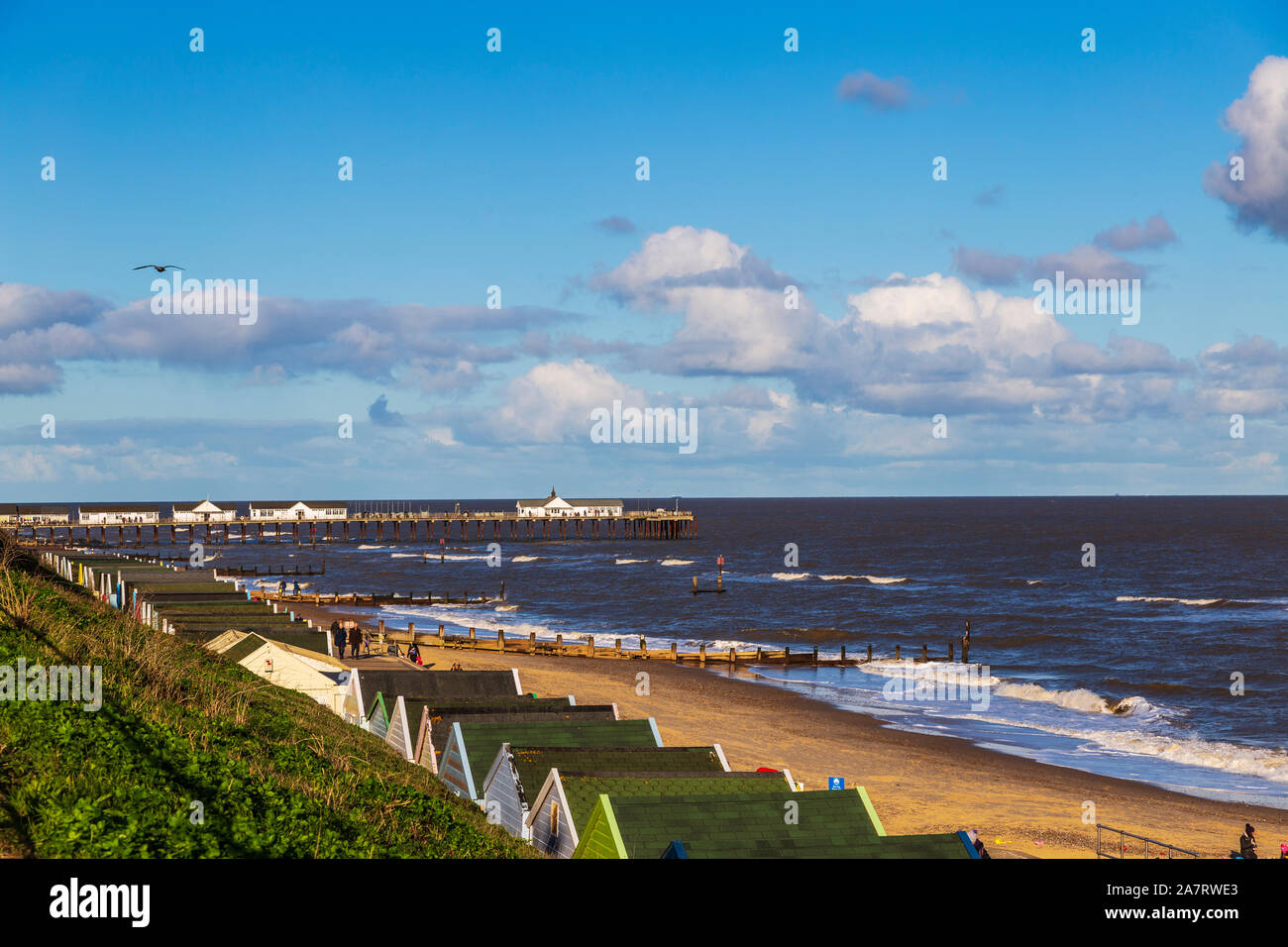 Southwold pier from promenade hi-res stock photography and images - Alamy