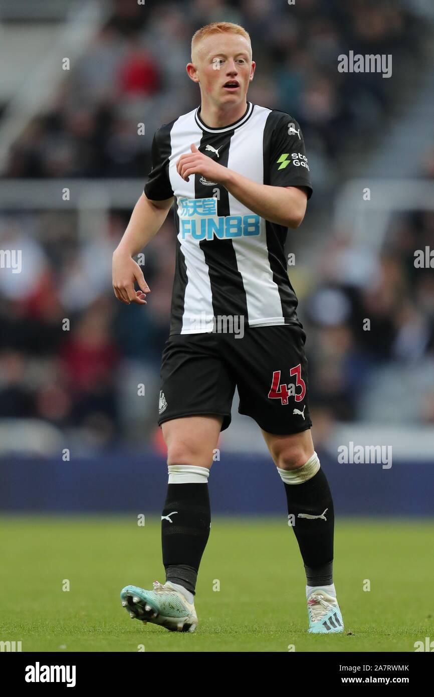 MATTHEW LONGSTAFF, NEWCASTLE UNITED FC, 2019 Stock Photo - Alamy