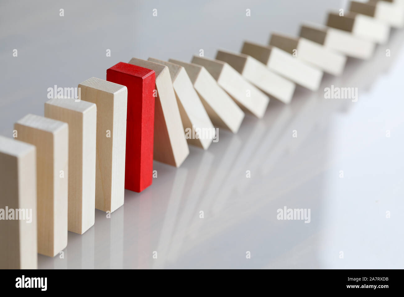 One red winner lottery wood block row lead rare disease Stock Photo - Alamy