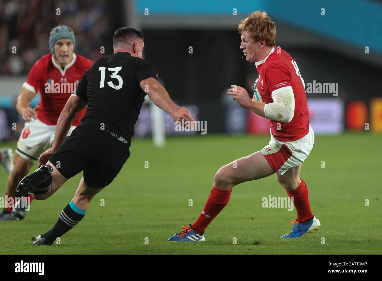 Rhys Patchell of Wales during the World Cup Japan 2019, 3rd place rugby ...