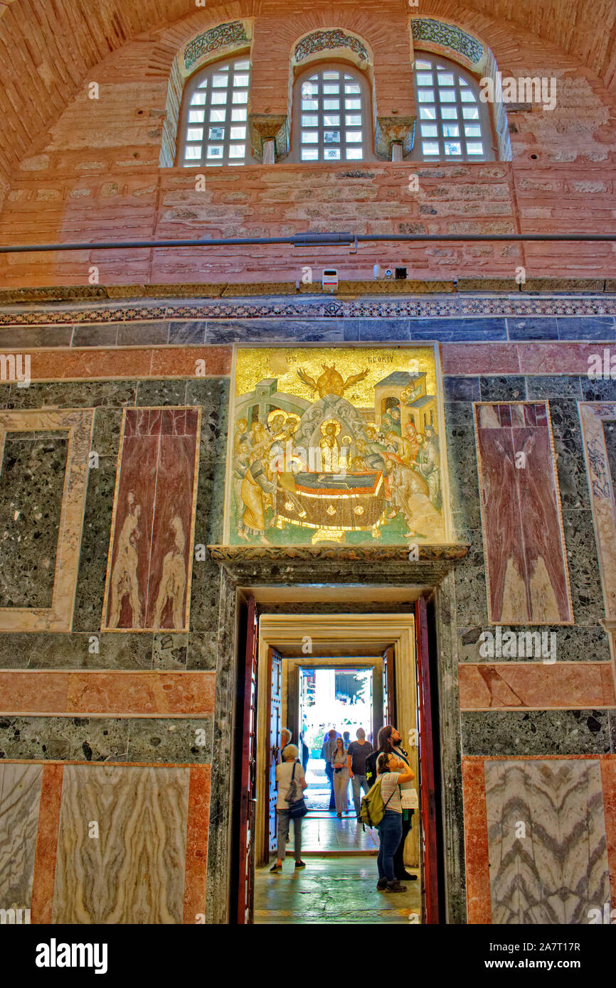 ISTANBUL TURKEY CHURCH OF THE HOLY SAVIOUR IN CHORA BYZANTINE GREEK ...
