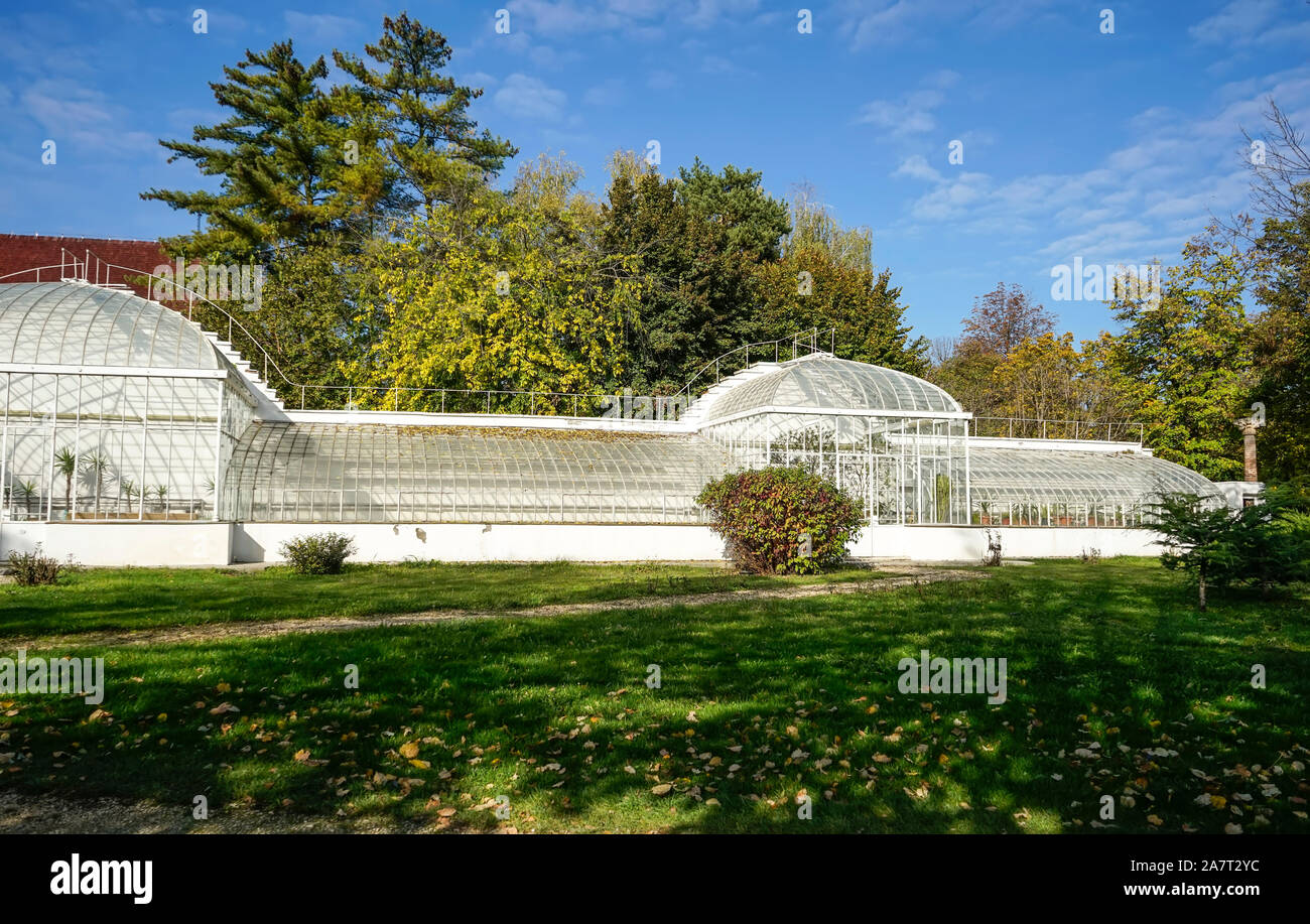 Beautiful greenhouse built by french architects at the Mogosoaia royal ...