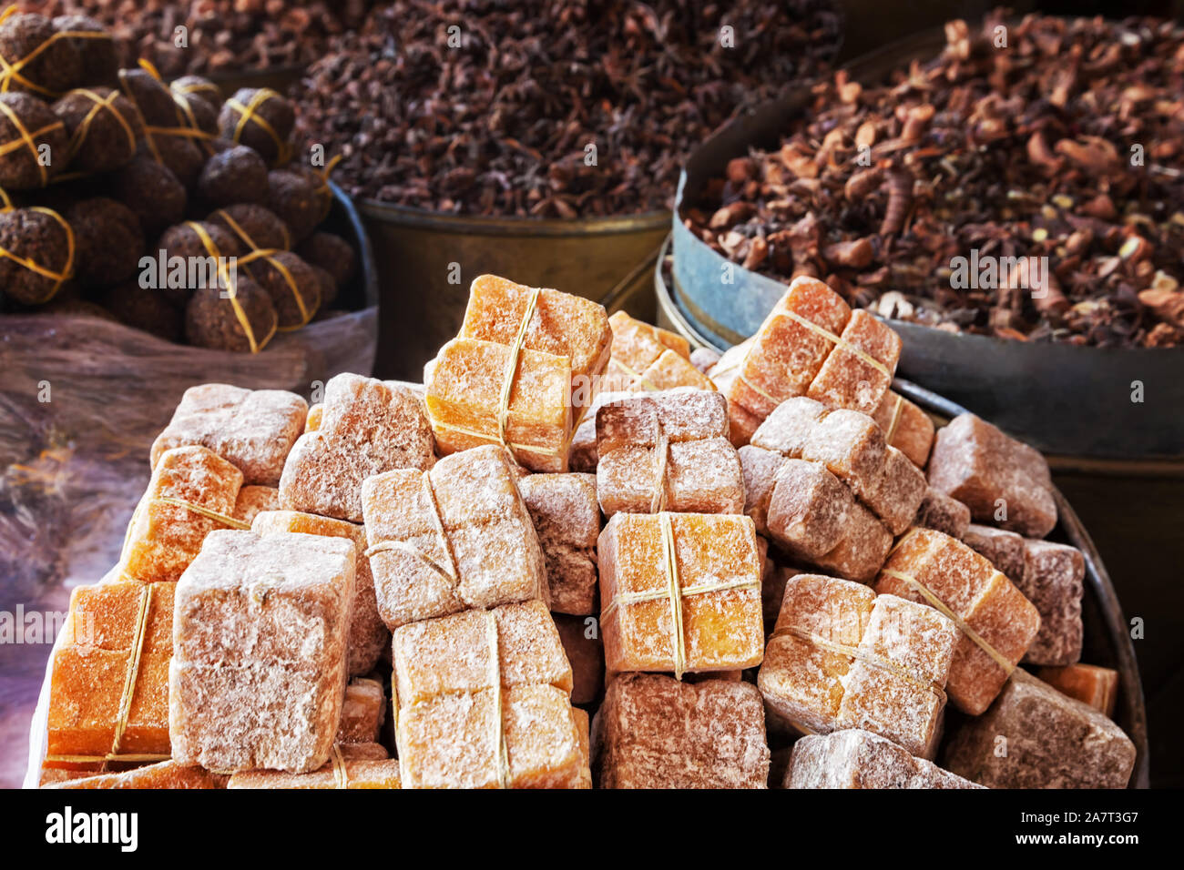 Natural musk blocks Stock Photo - Alamy