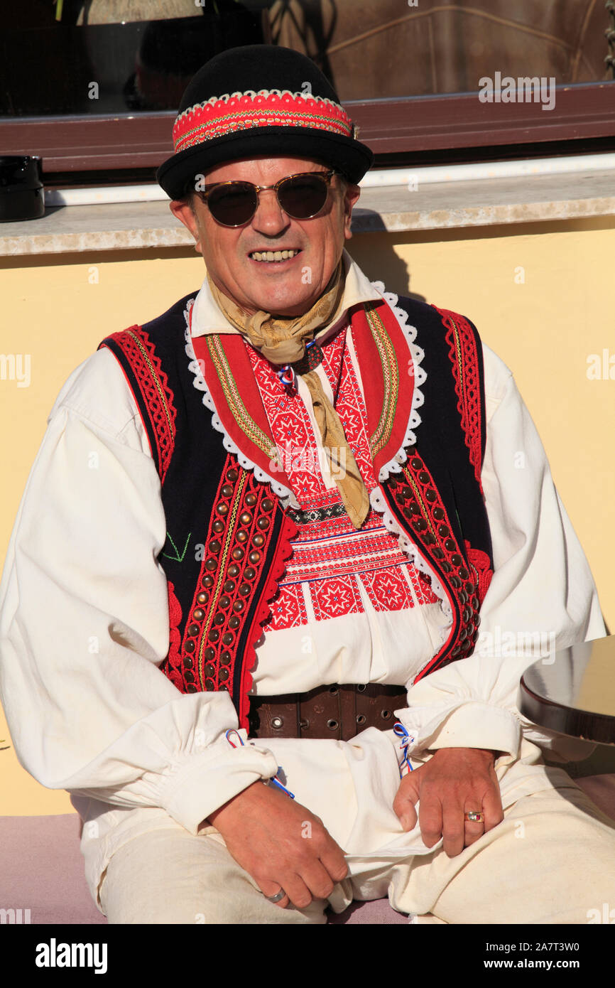 Croatia, Zagreb, man in traditional dress Stock Photo - Alamy