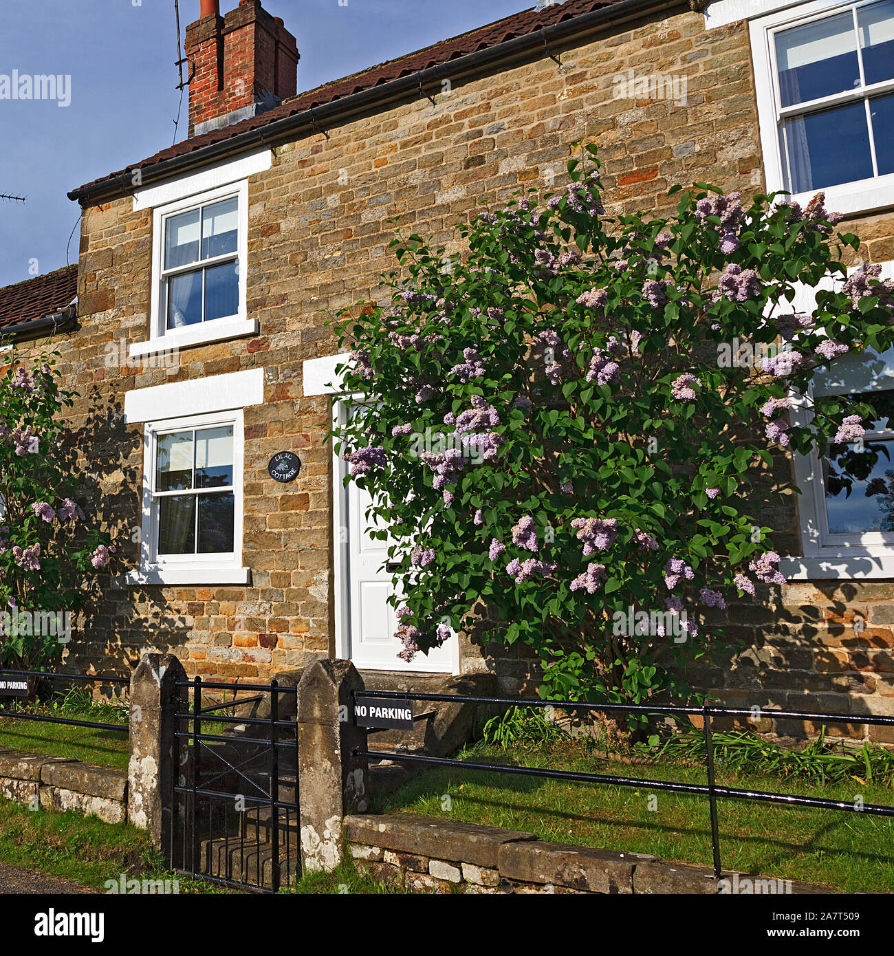 York Stone Cottage in Hutton-le-Hole village on the edge of North York ...