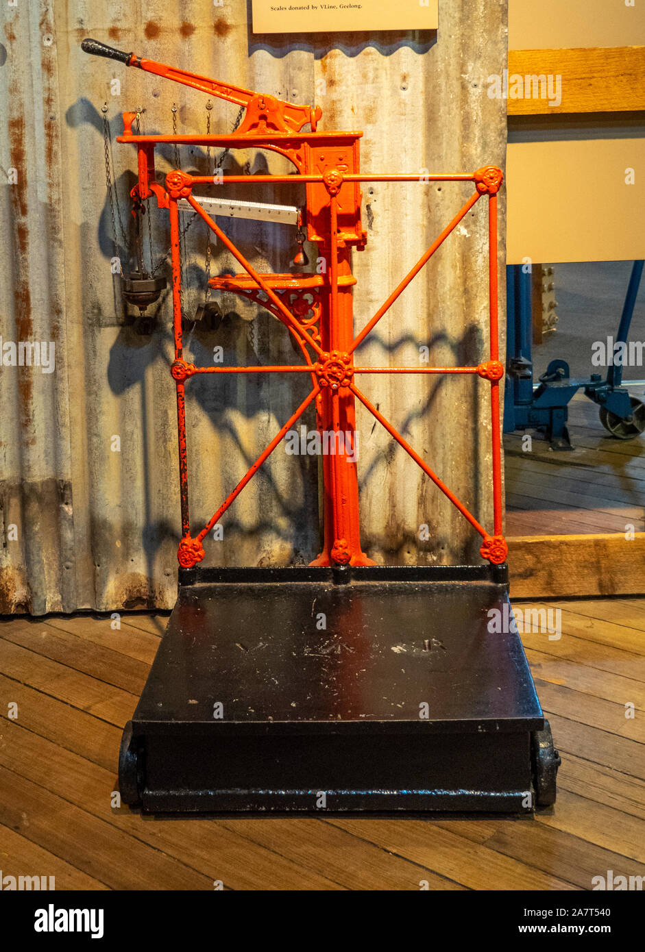Wool scales on display at National Wool Museum Geelong Victoria ...