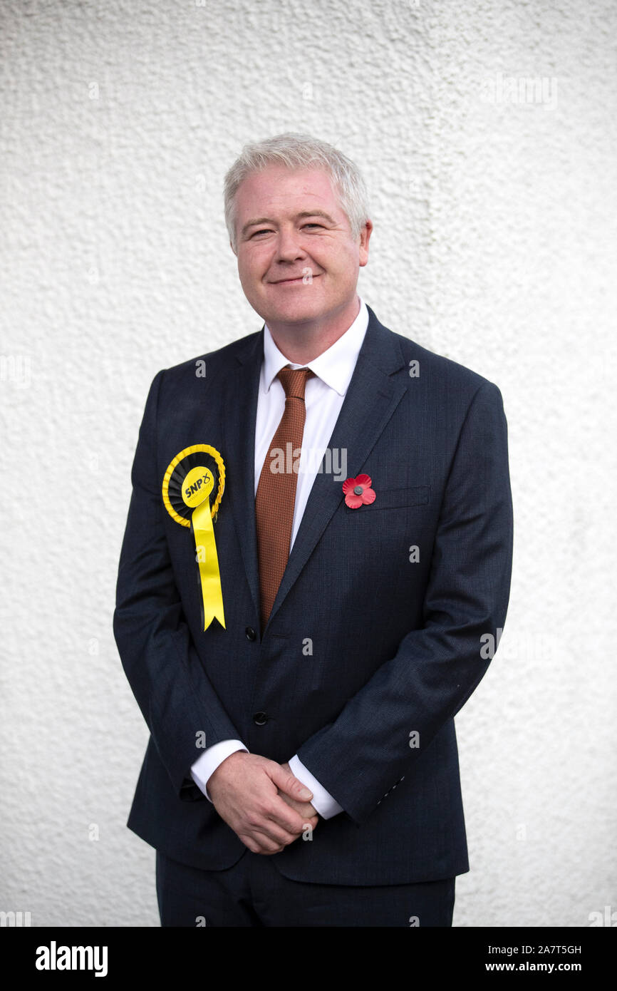 Richard Arkless, SNP candidate for Dumfries and Galloway, at the ...