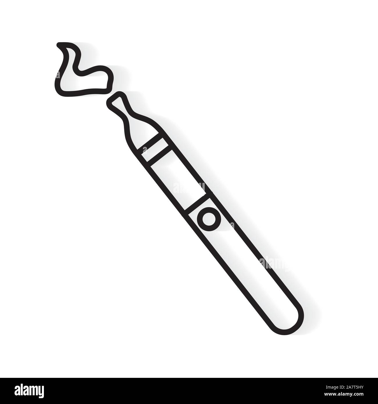 vape e-cigarette icon - vector illustration Stock Vector Image & Art ...