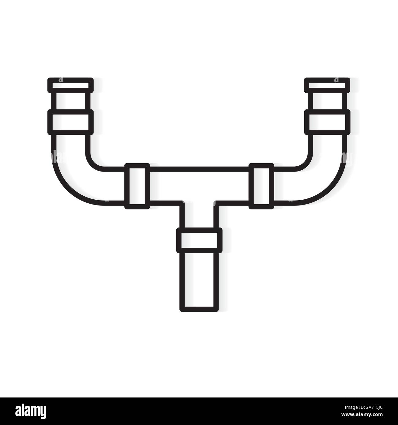 water pipe icon- vector illustration Stock Vector Image & Art - Alamy