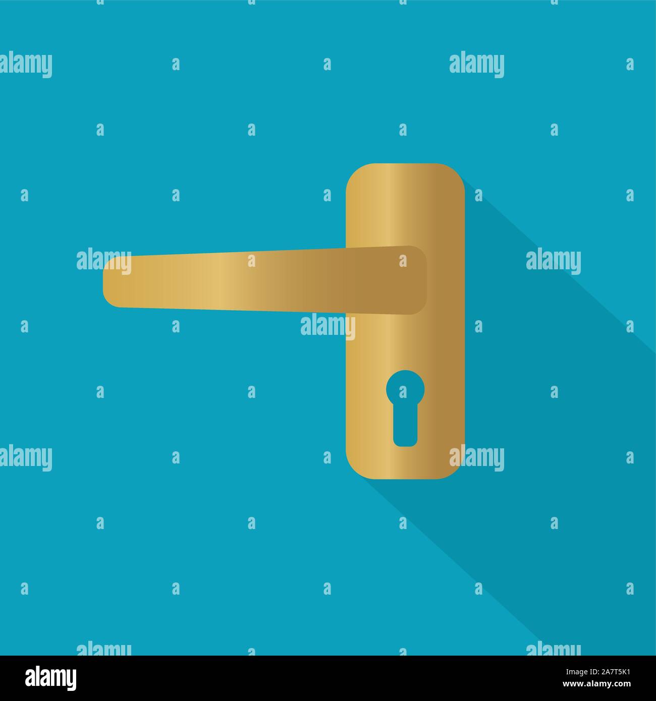door handle icon- vector illustration Stock Vector Image & Art - Alamy