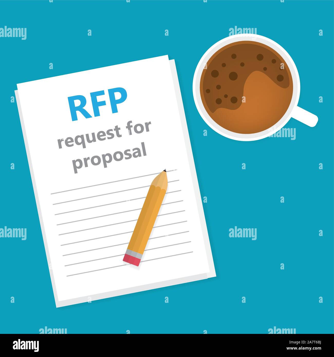 RFP; Request For Proposal concept- vector illustration Stock Vector ...