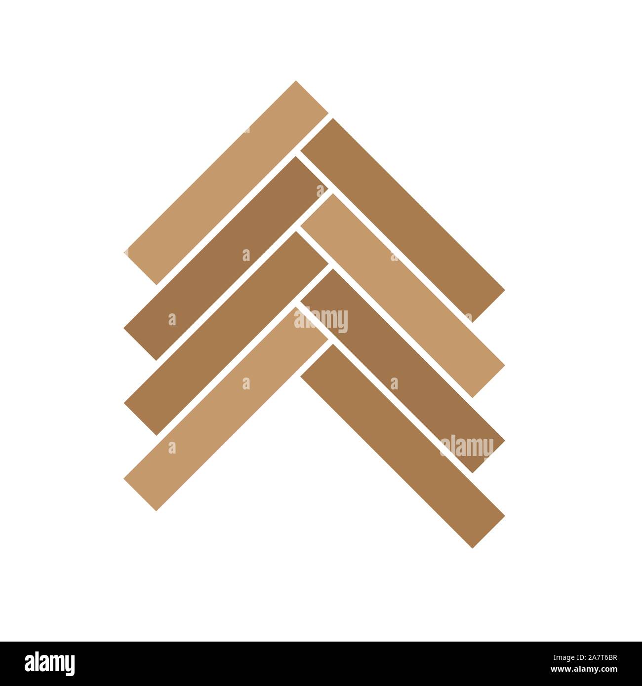 wooden parquet flooring icon - vector illustration Stock Vector Image ...