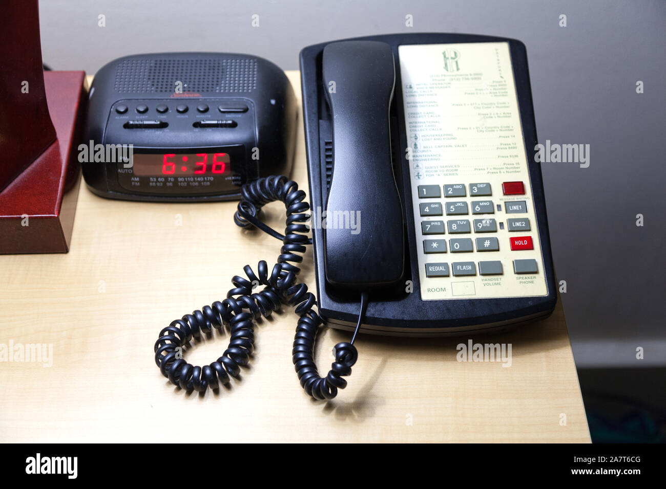 Hotel room phone Hotel Pennsylvania , 7th Avenue, New York City, United ...