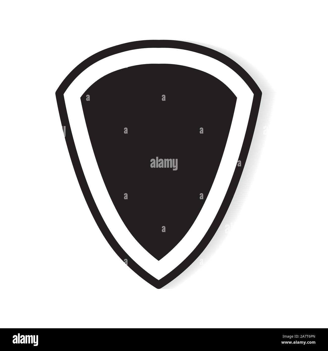 black shield icon Stock Vector Image & Art - Alamy