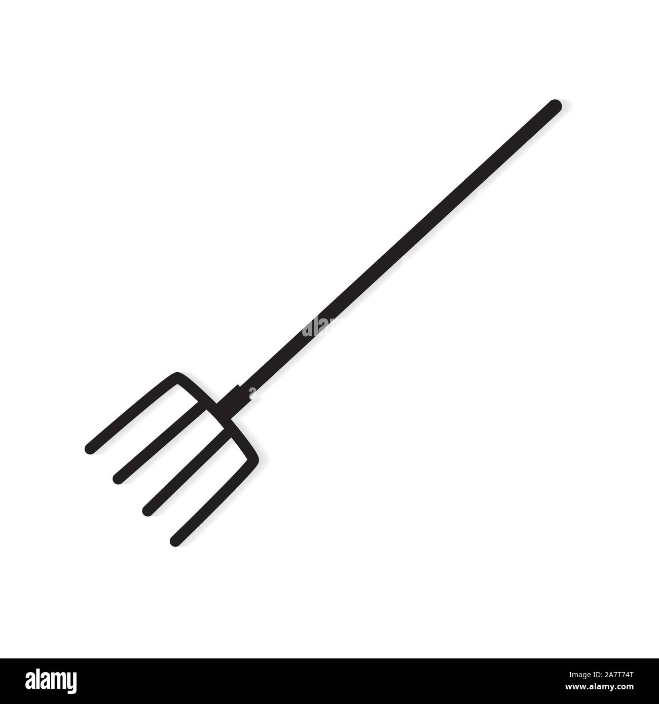 Black Pitchfork Logo