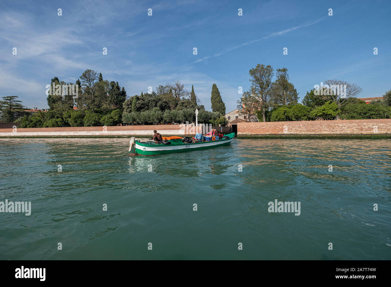 VENICE, ITALY - OCTOBER 23: The Cappuccini Friars collects olives in ...