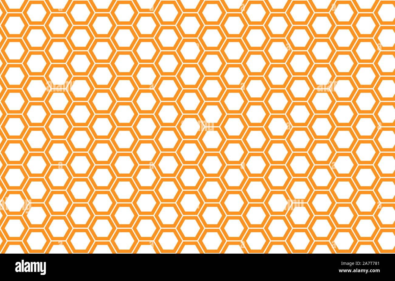 Bee honey comb background seamless. Simple seamless pattern of bee ...
