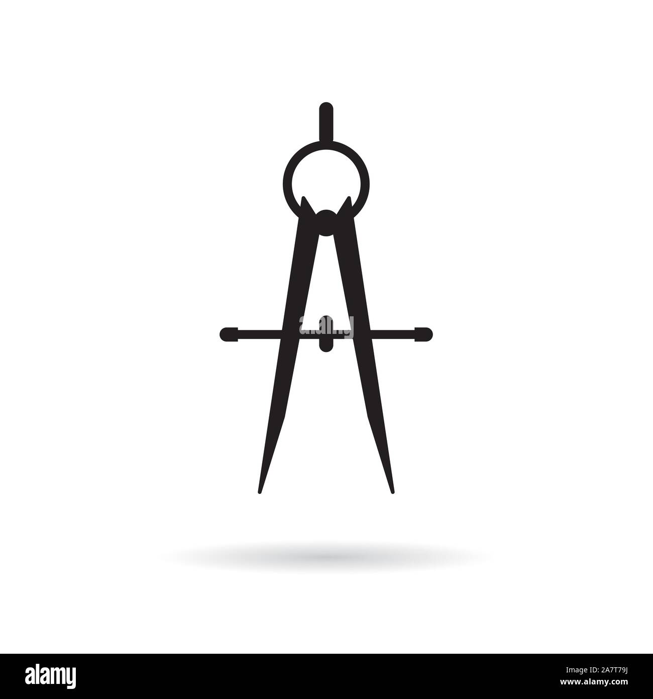 drawing compass icon- vector illustration Stock Vector Image & Art - Alamy