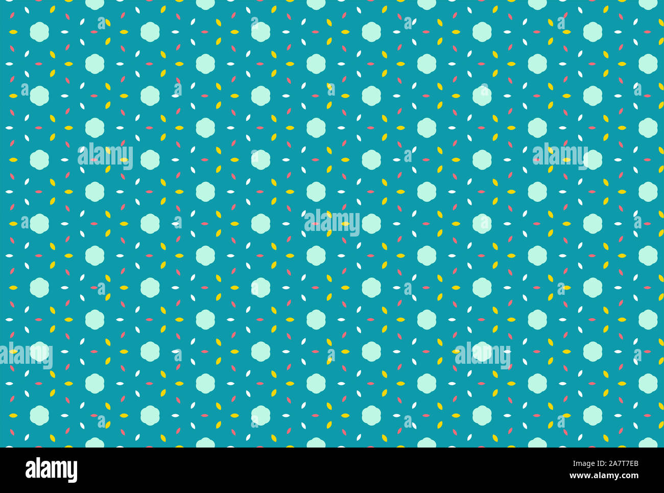 Seamless geometric pattern. In blue, red, yellow and white colors Stock ...