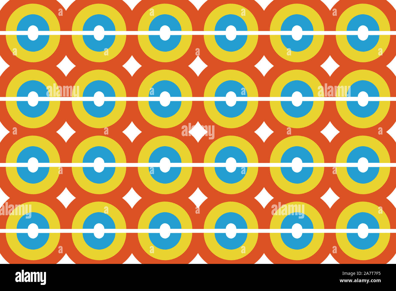 Seamless geometric pattern. In red, blue, green and white colors Stock ...