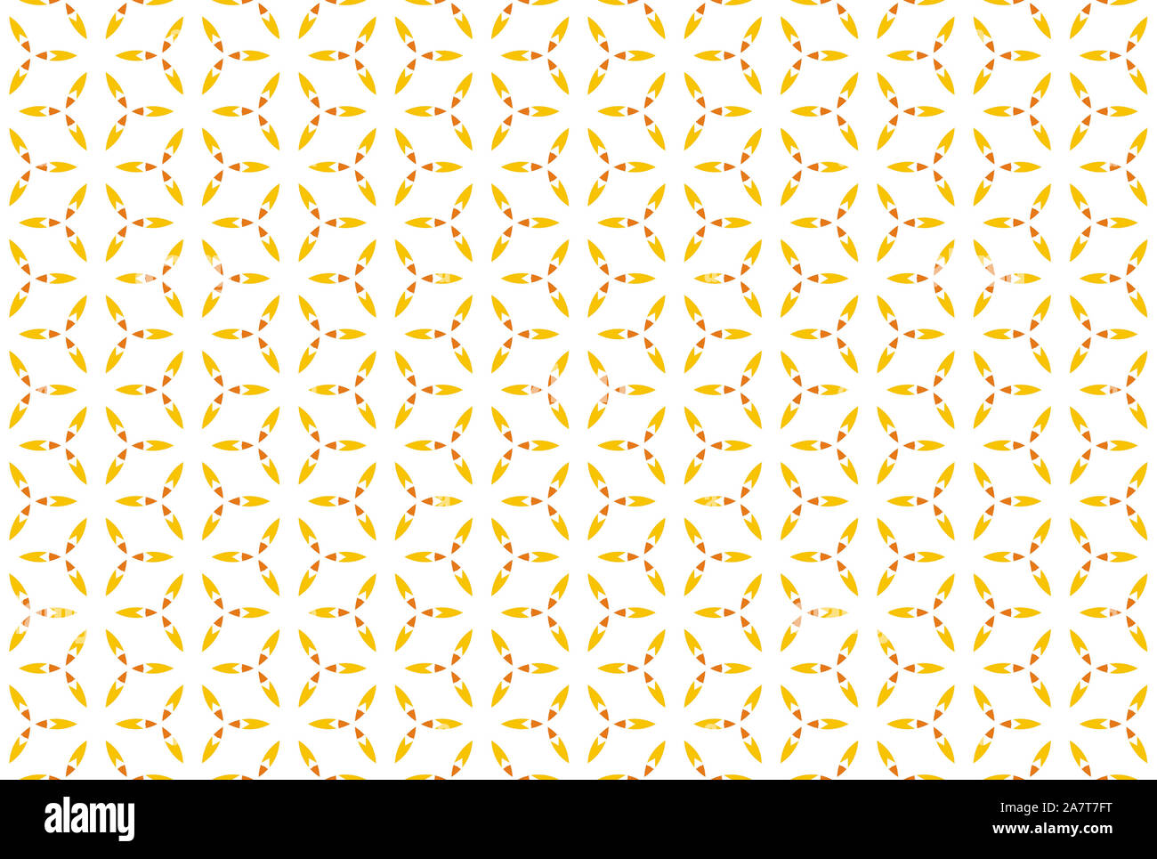 Seamless geometric pattern. In yellow, orange and white colors Stock ...