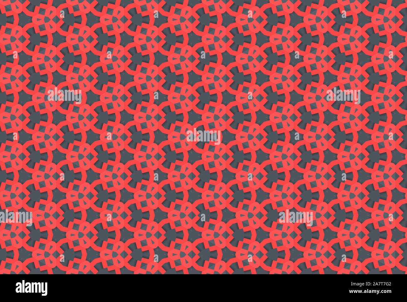 Seamless geometric pattern. In black and red colors Stock Photo - Alamy