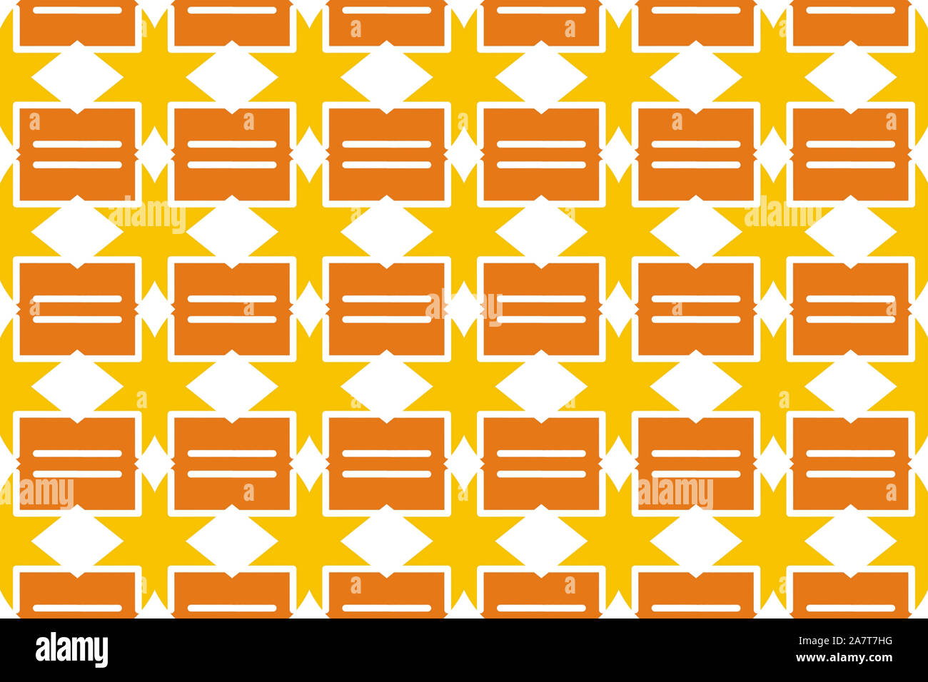 Seamless geometric pattern. In yellow, brown and white colors Stock ...