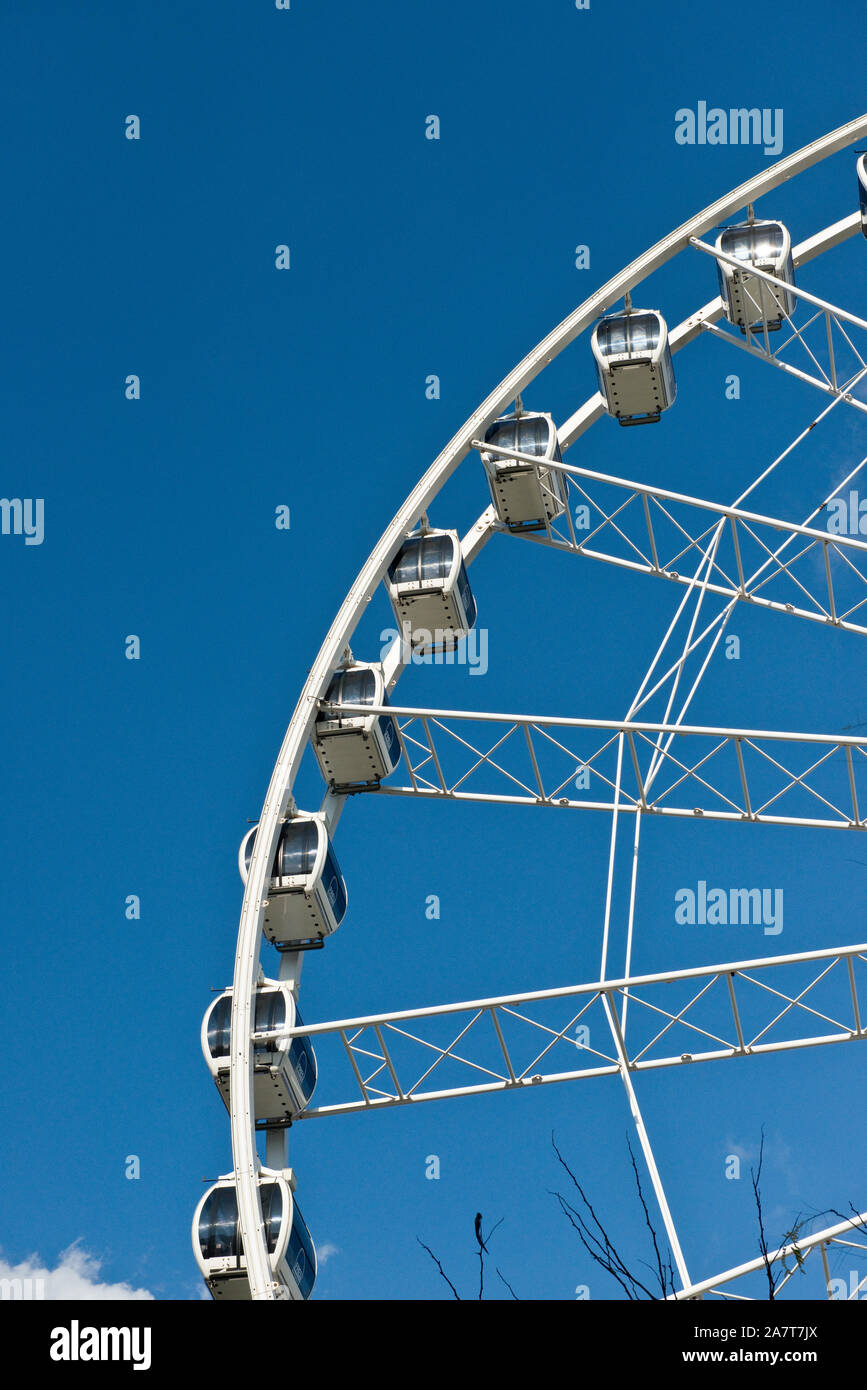 Budapest Eye, Large ferris wheel. Budapest Stock Photo - Alamy