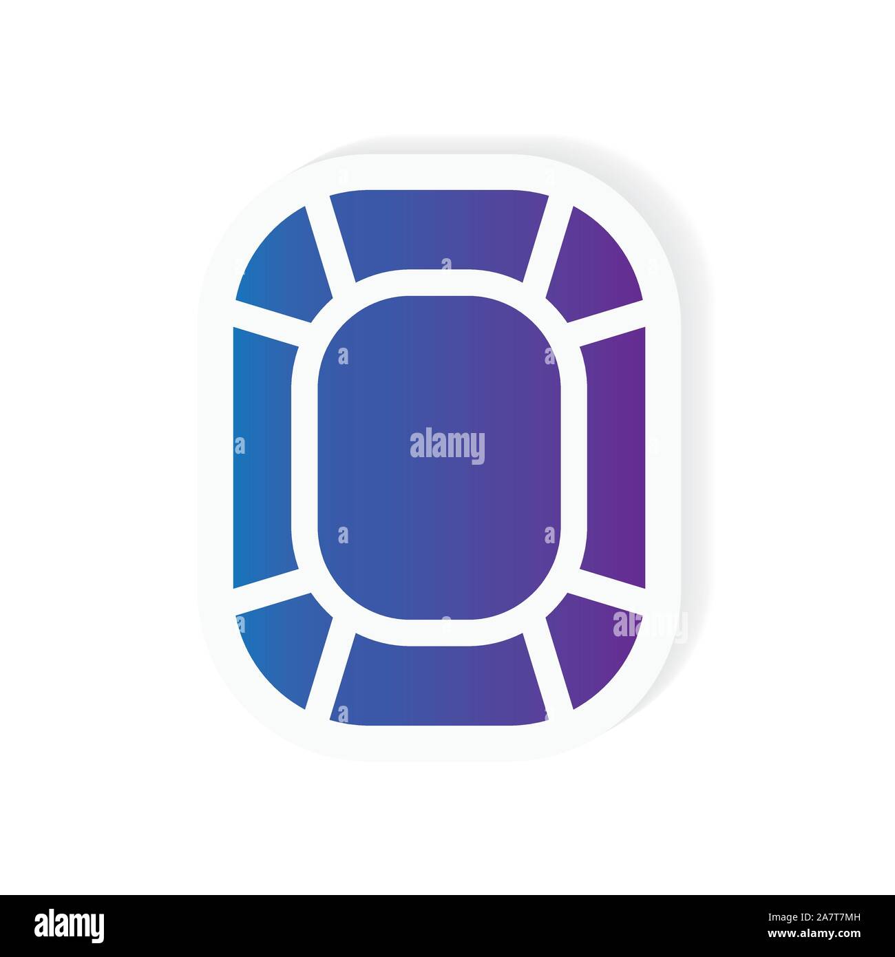blue diamond icon- vector illustration Stock Vector Image & Art - Alamy