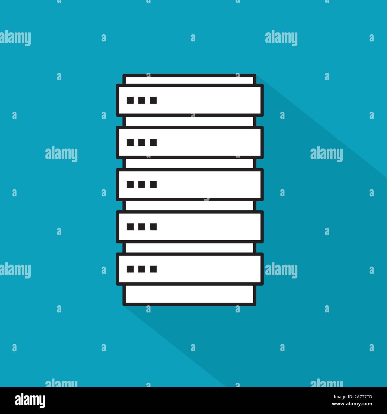 server, data center icon- vector illustration Stock Vector Image & Art ...