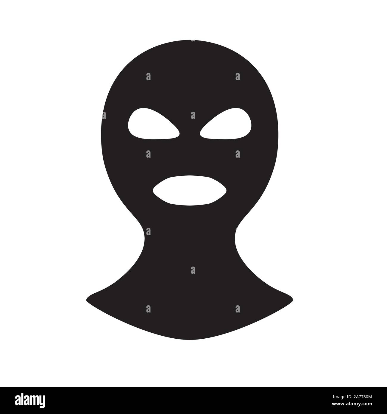 Bandit Robber Mask Icon Vector Illustration Stock Vector Image And Art