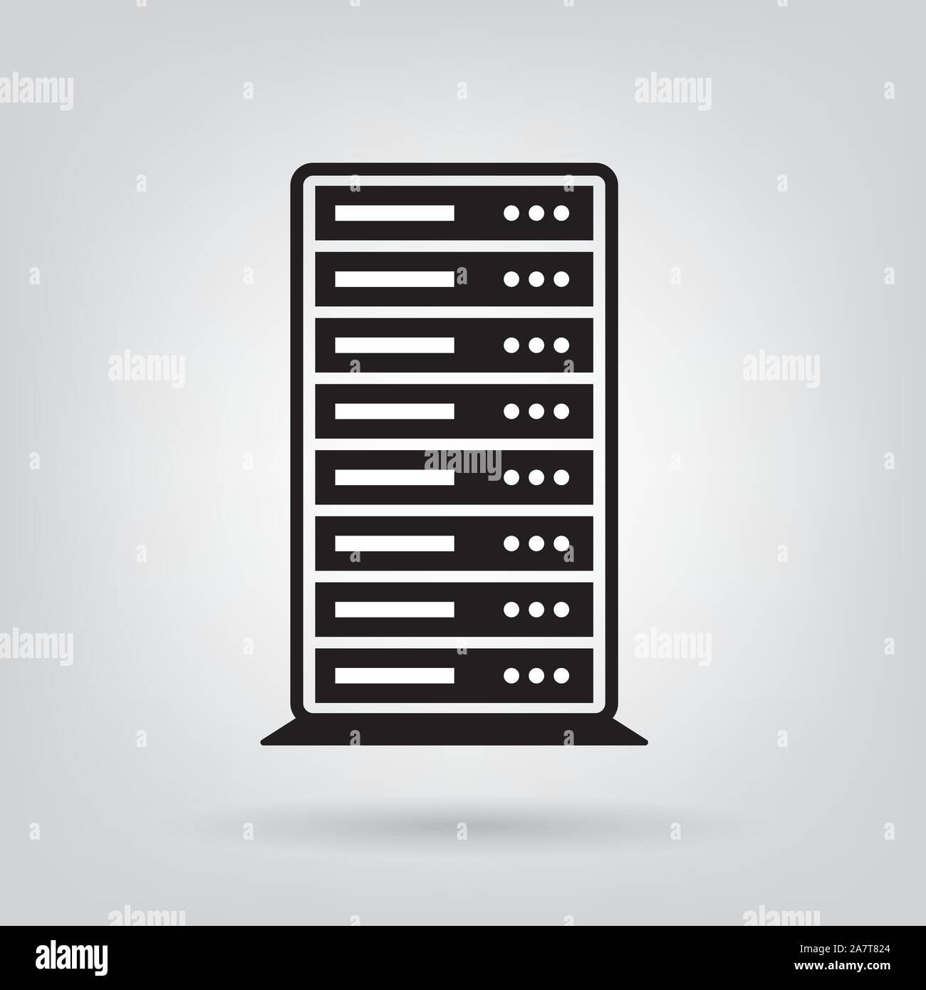 server, data center icon- vector illustration Stock Vector Image & Art - Alamy